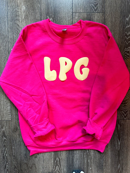YELLOW LPG - HOT PINK CREW – H.FLYNN