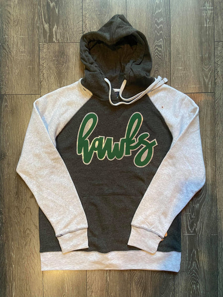 CURSIVE HAWKS - COLORBLOCK HOODIE – H.FLYNN