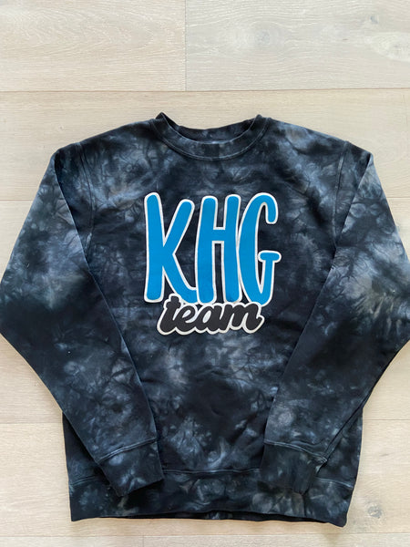 KHG TEAM - BLACK DYED CREW – H.FLYNN