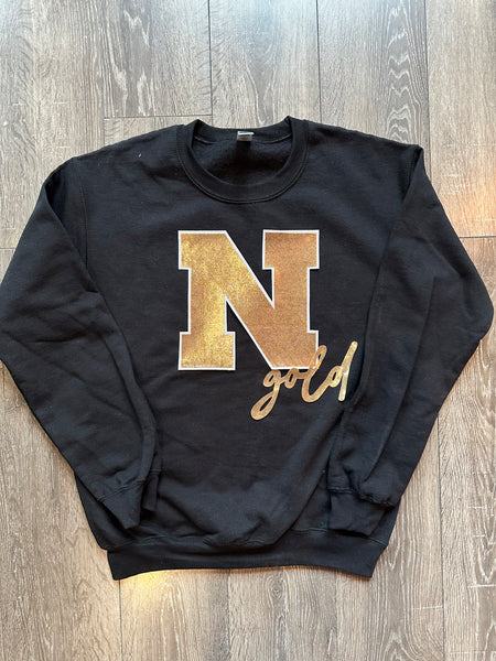 N + GOLD - BLACK CREW – H.FLYNN