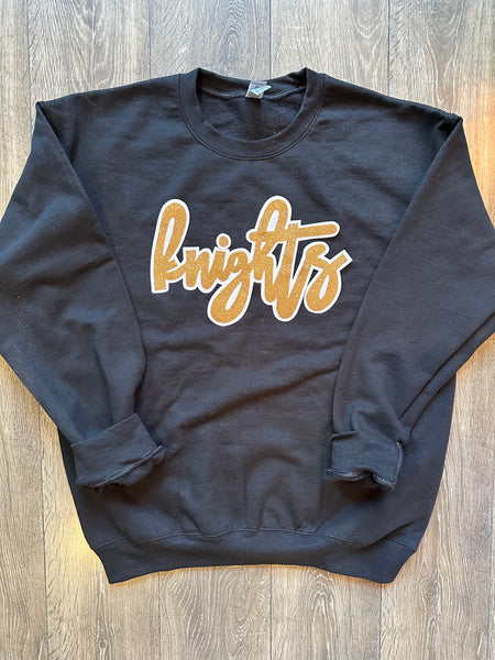 CURSIVE KNIGHTS - BLACK CREW – H.FLYNN