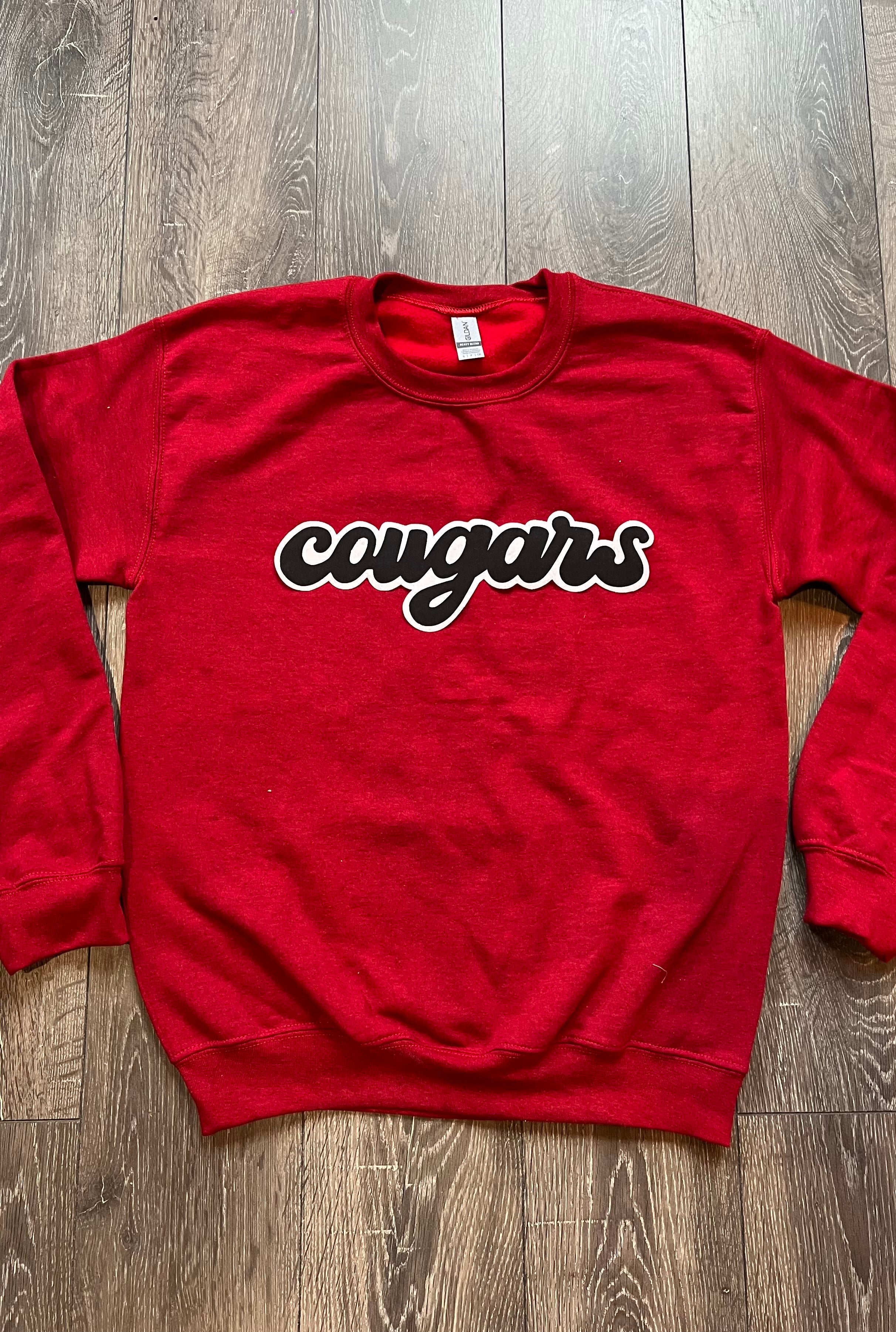 RETRO COUGARS - RED CREW – H.FLYNN
